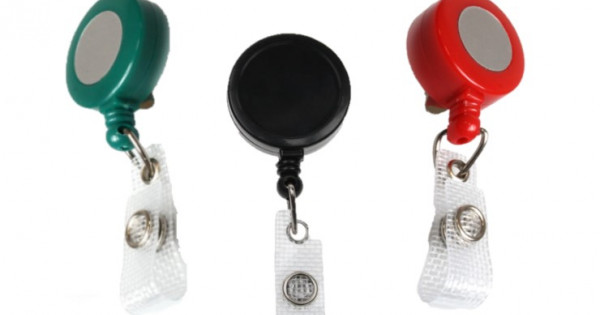 ID Badge Mini Reels with Strap Clip | Universal Smart Cards