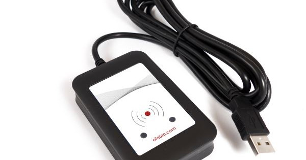 Elatec TWN4 Multitech 2 (T4BT-FB2BEL6) Desktop Reader for LF + HF +NFC ...