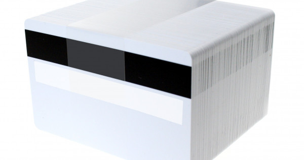 High Grade Blank White PVC Cards with Hi-Co Magstripe 2,750oe with ...