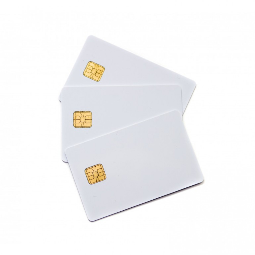 FM4428 (replacement for SLE4428) White PVC Card | Universal Smart Cards Ltd