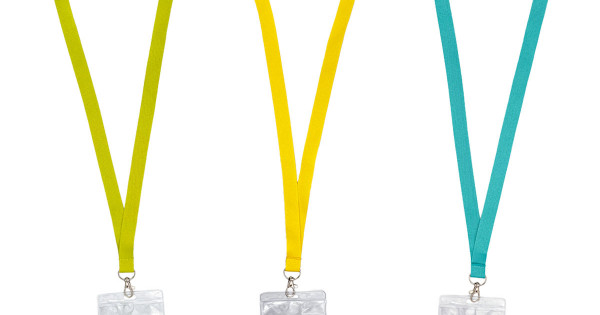 20mm Plain Lanyards with a Horizontal Flexible Wallet (Pack of 100 ...