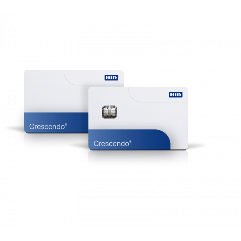 HID Crescendo® C2300 Smart Card | Gloss Front + Magstripe