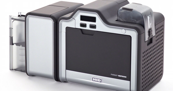 HID® FARGO® HDP5000 Dual Sided Retransfer ID Card Printer | Universal ...