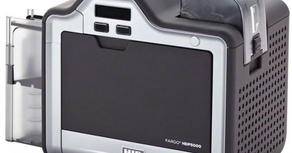 HID® FARGO® HDP5000 Single Sided Retransfer ID Card Printer | Universal ...