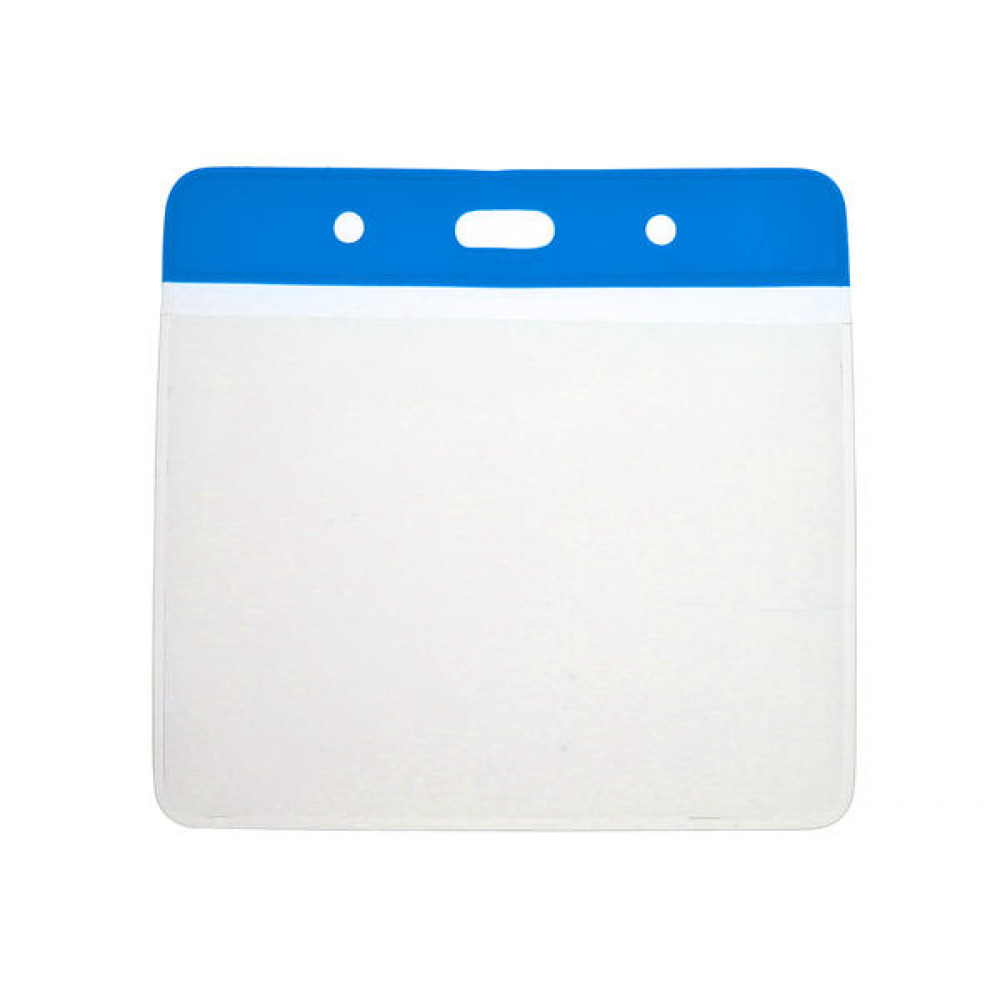 Clear Flexible Vinyl Wallet Coloured Top 102mm x 82mm| Universal Smart ...